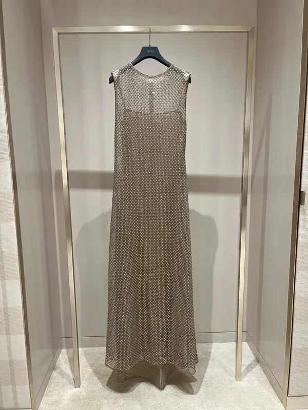 Dior Beaded Dress - Gold