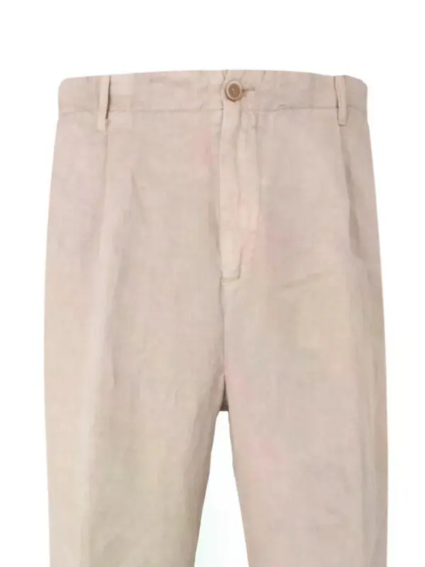 120% Lino Pleated Trousers