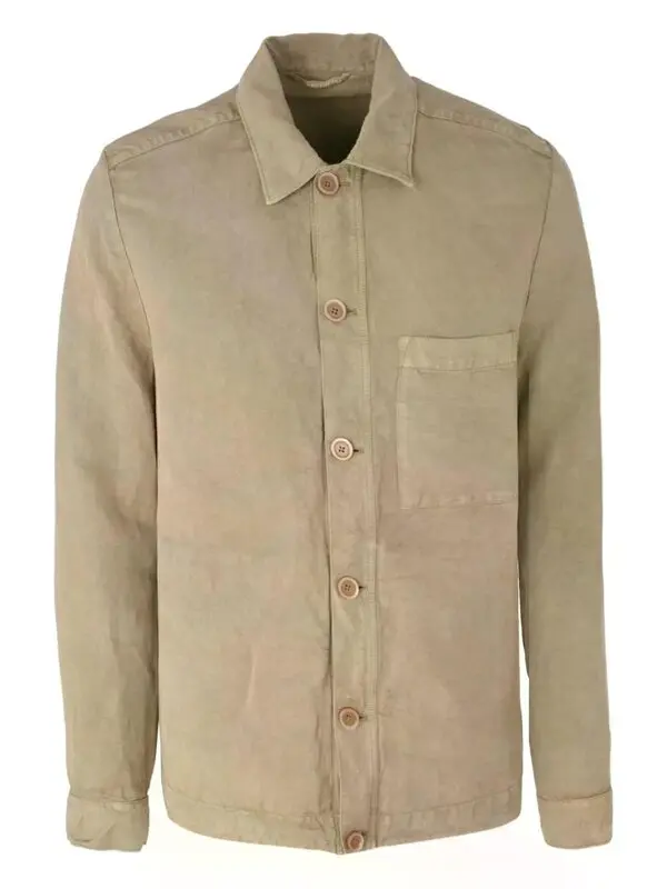 120% Lino Buttoned Pocket Jacket