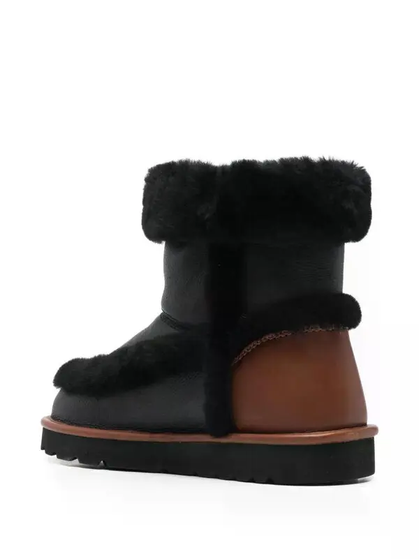 Chloé Dolcie Shearling-trimmed Leather Boots