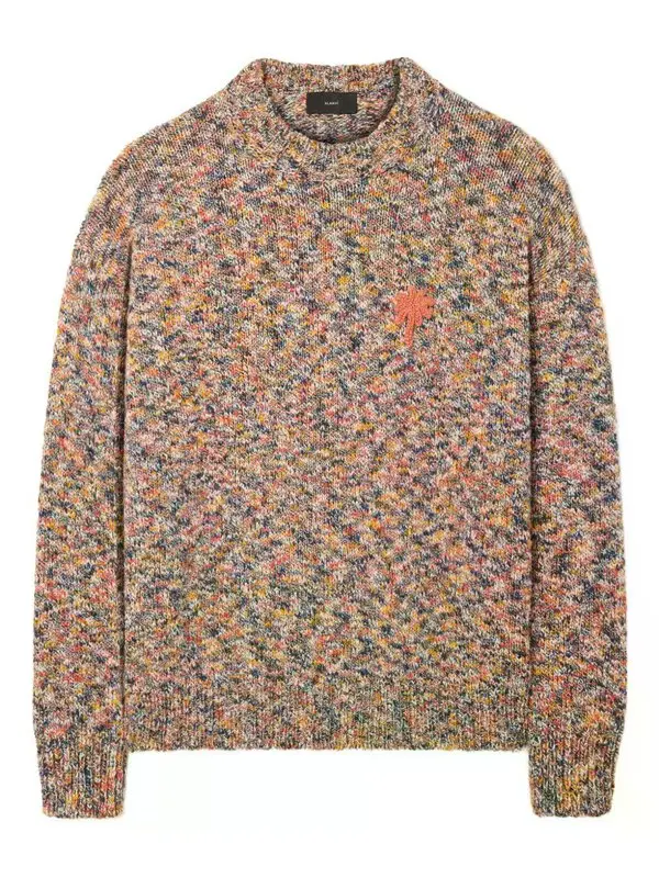 Alanui Palm-tree Crew-neck Sweater