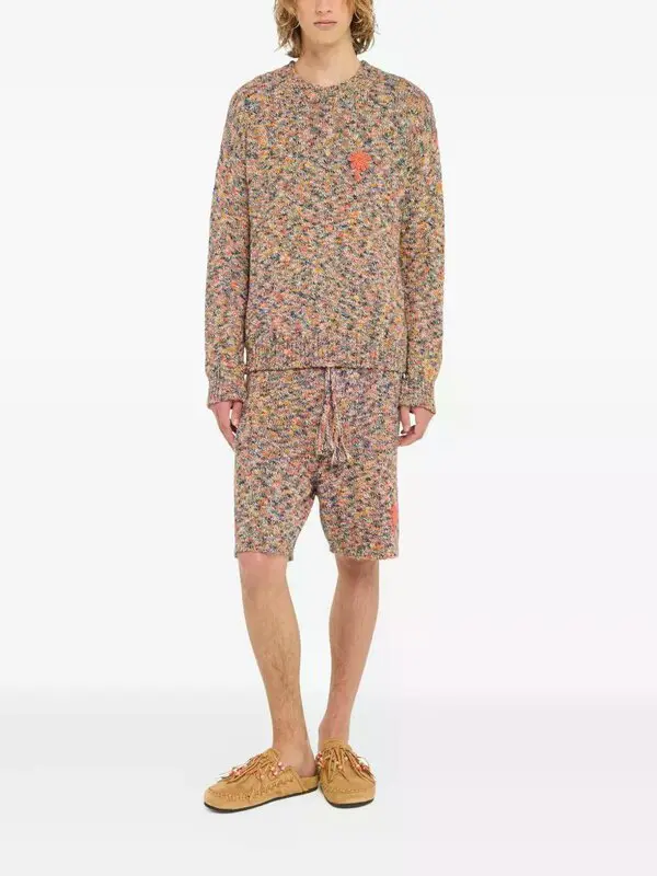 Alanui Palm-tree Crew-neck Sweater