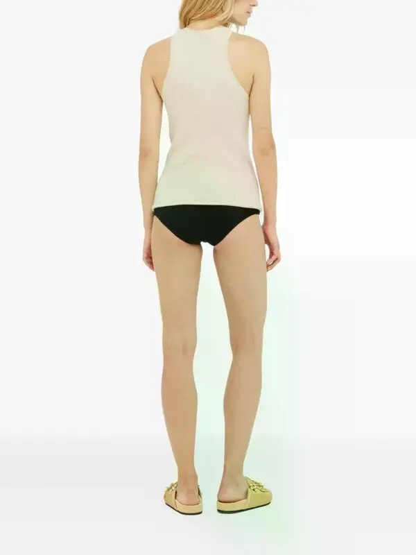 Alanui Ribbed Knit Tank Top - Neutrals