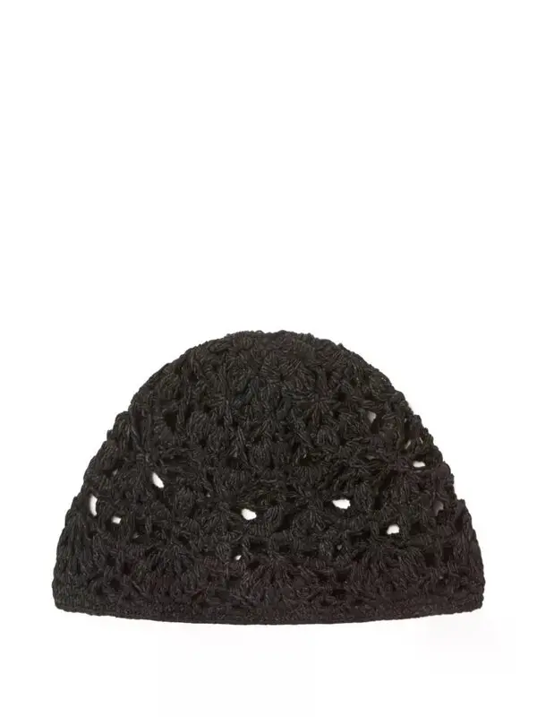Alanui The Sound Of The Sea Beanie Hat - Black