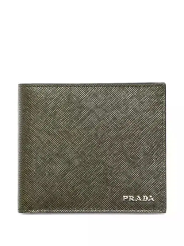 Prada Leather Wallet - Green