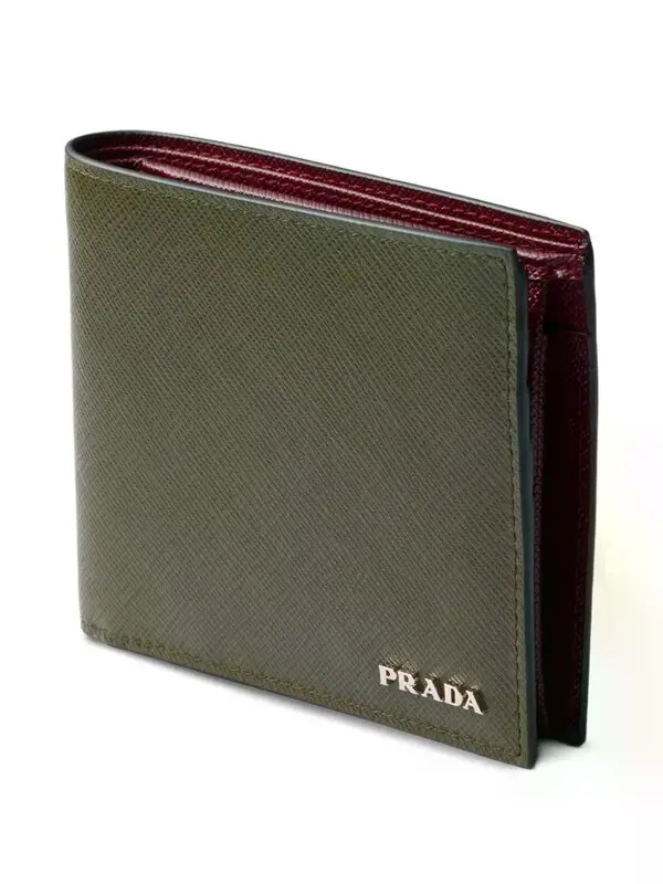 Prada Leather Wallet - Green