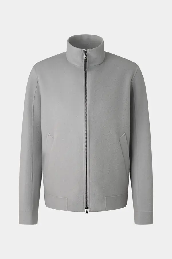 Bogner Double-faced Wool Blouson - Light Gray