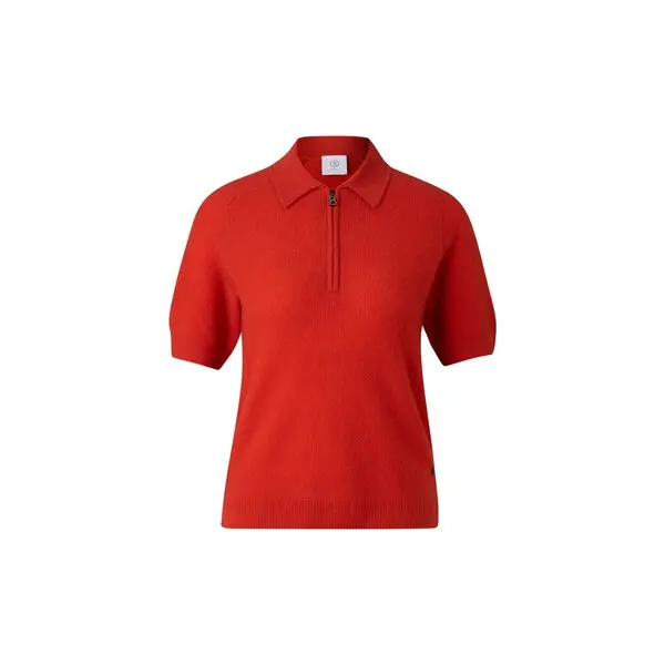 Bogner Knitted Polo Shirt - Red