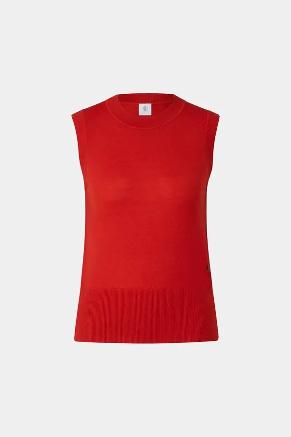 Bogner Knitted Top Isola - Red