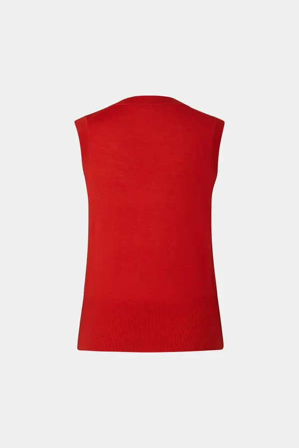Bogner Knitted Top Isola - Red