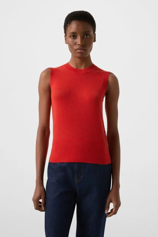 Bogner Knitted Top Isola - Red