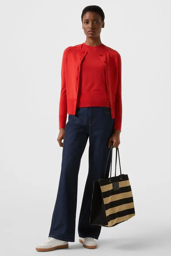 Bogner Knitted Top Isola - Red