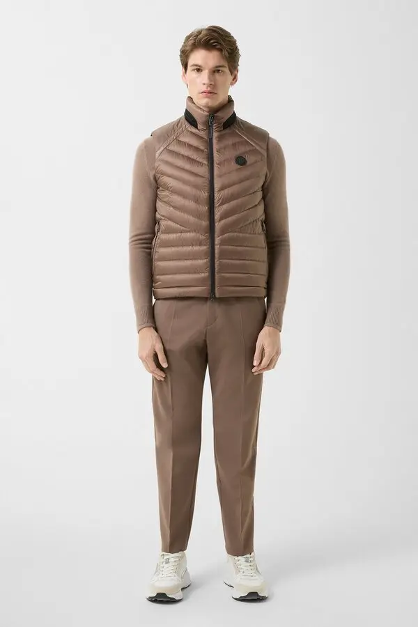 Bogner Lasse Lightweight Down Vest - Mud