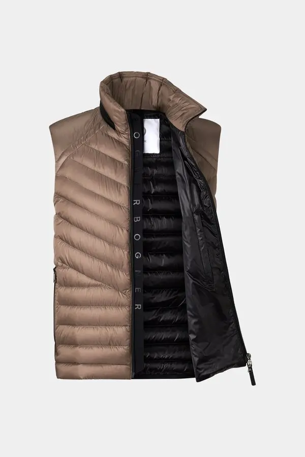 Bogner Lasse Lightweight Down Vest - Mud