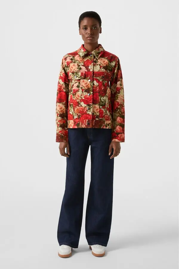 Bogner Jaclyn Floral Denim Jacket
