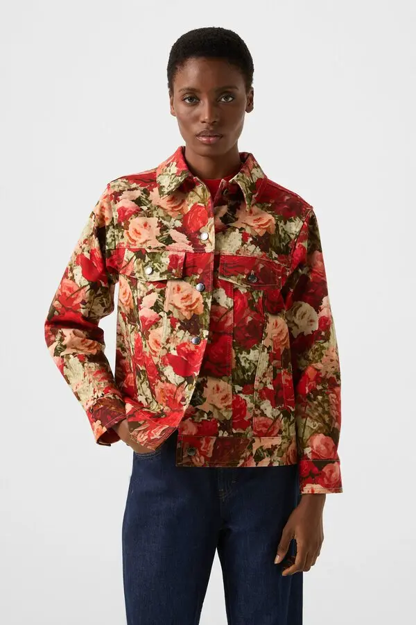 Bogner Jaclyn Floral Denim Jacket