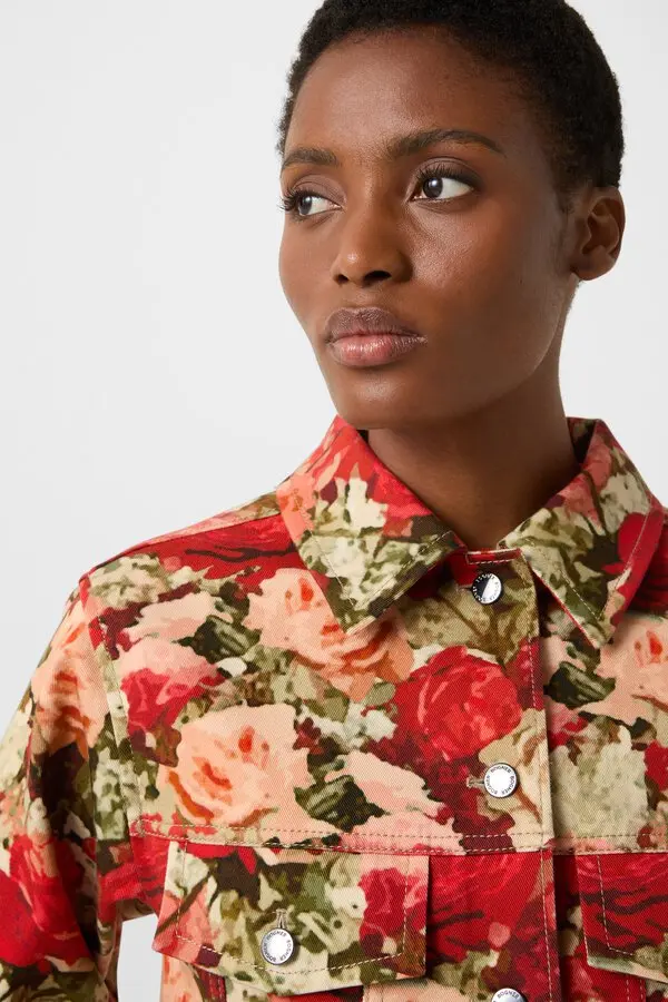 Bogner Jaclyn Floral Denim Jacket