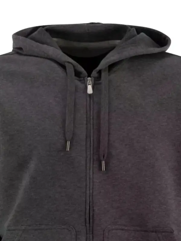 Brunello Cucinelli Hooded Zip-front Sweatshirt
