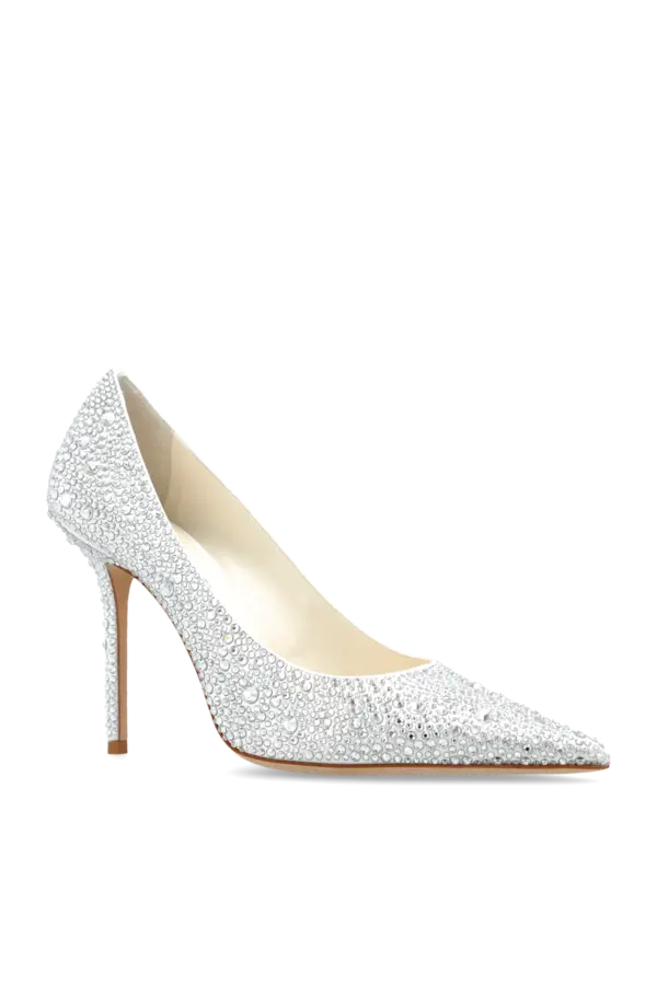 JIMMY CHOO Love Stiletto Pumps - Silver