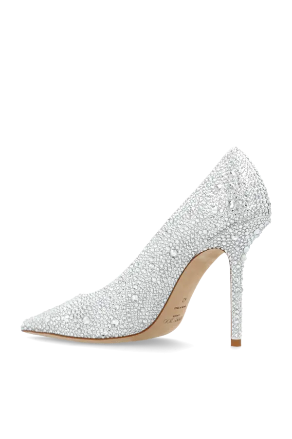 JIMMY CHOO Love Stiletto Pumps - Silver