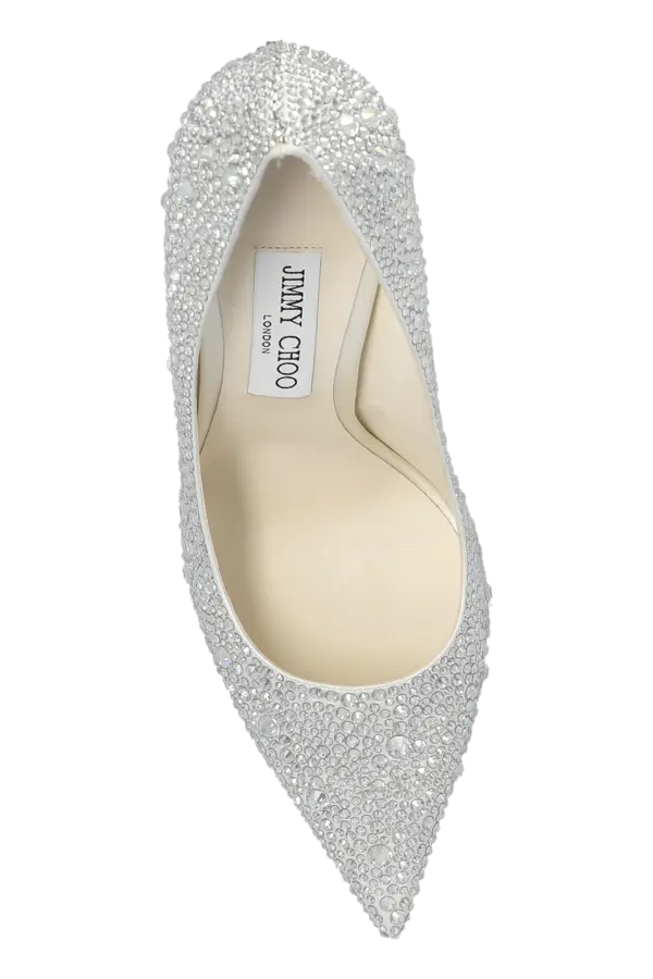 JIMMY CHOO Love Stiletto Pumps - Silver