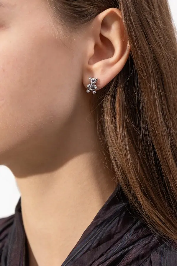 Marc Jacobs Brass Bear Earrings