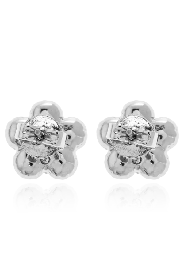 Marc Jacobs Flower Brass Clip-on Earrings