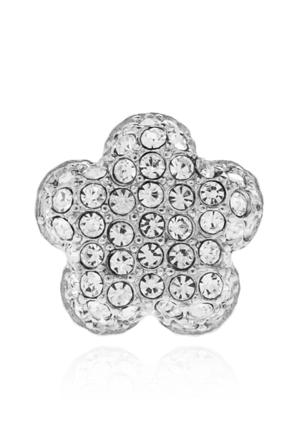 Marc Jacobs Flower Brass Clip-on Earrings