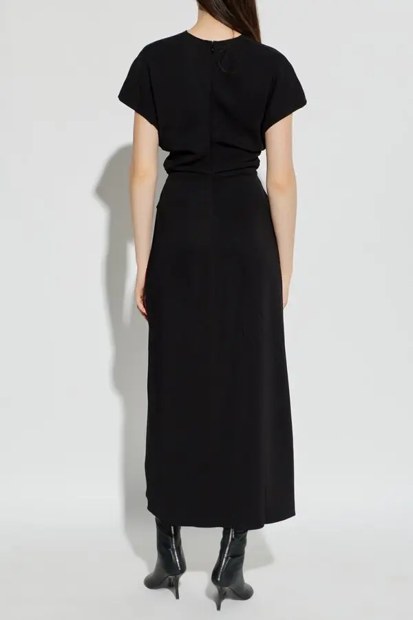 ANINE BING V-neck Midi Dress - Black
