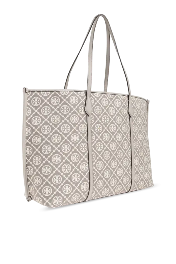 Tory Burch Perry T Shopper Bag - Grey