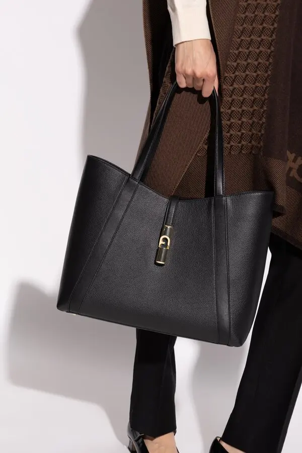 Furla Goccia Large Shopper Bag - Black