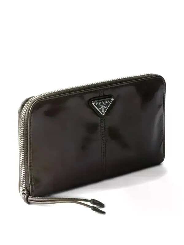 Prada Leather Wallet - Green