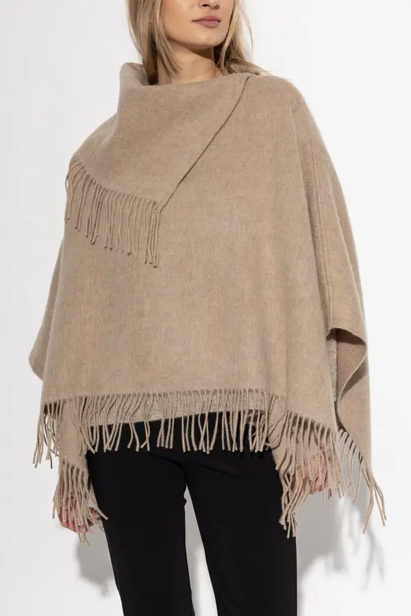 BY MALENE BIRGER Wool Poncho - Beige