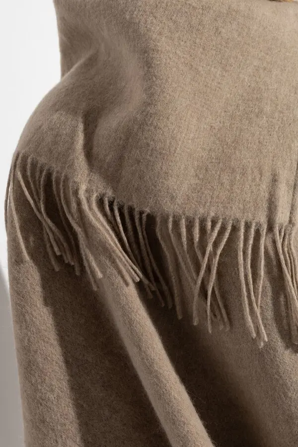 BY MALENE BIRGER Wool Poncho - Beige