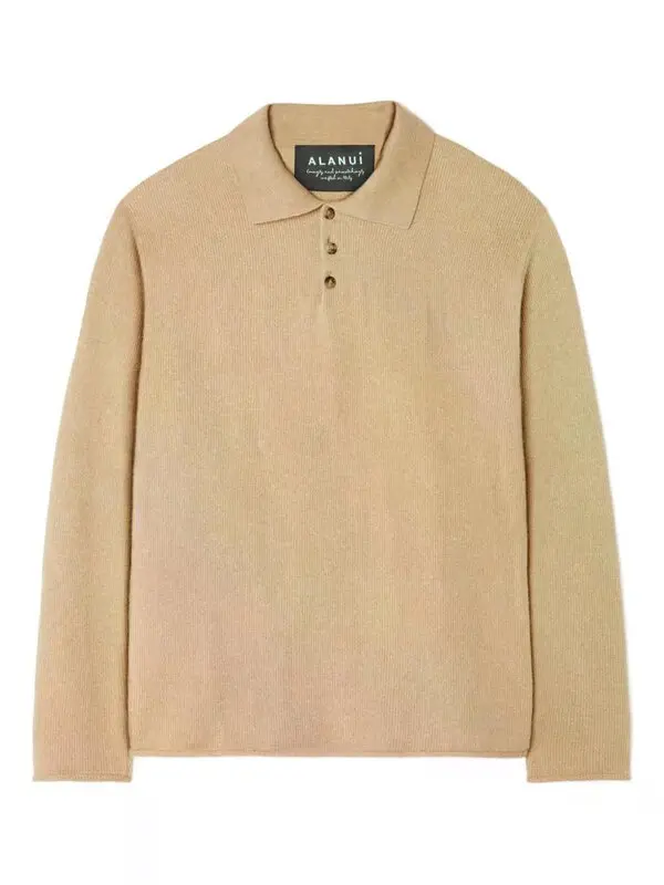 Alanui Finest Long-sleeves Polo Shirt