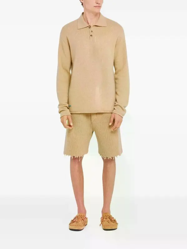 Alanui Finest Long-sleeves Polo Shirt