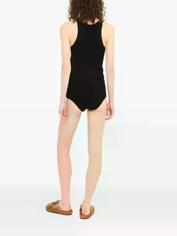 Alanui Ribbed Short - Black