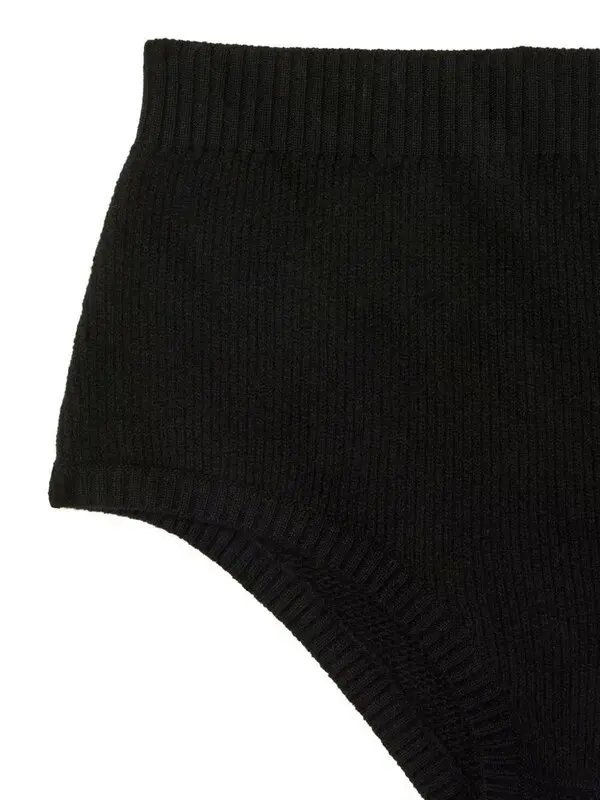 Alanui Ribbed Short - Black