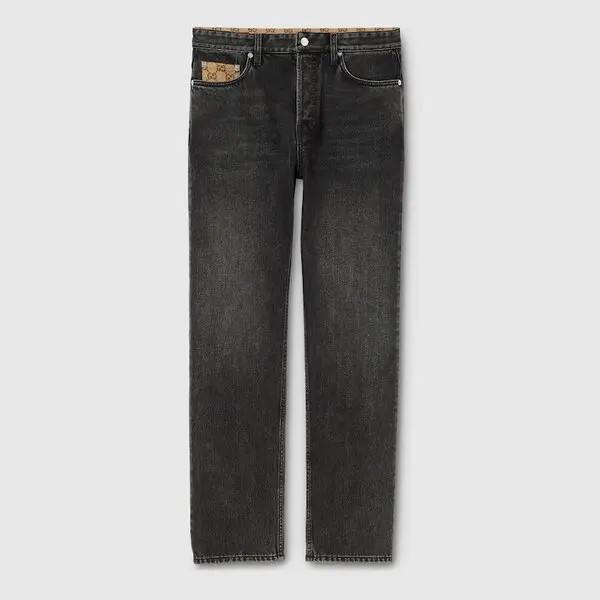 Gucci Washed Cotton Denim Pant