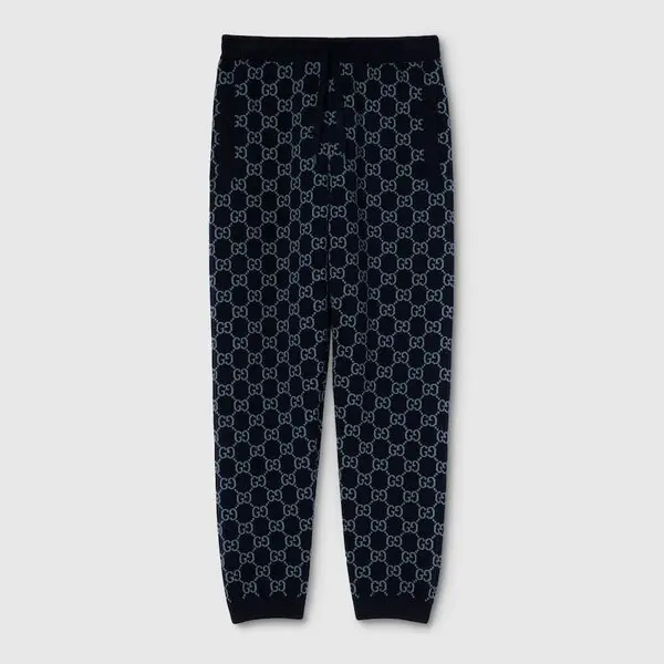 Gucci Gg Knit Double Wool Leisure Pants