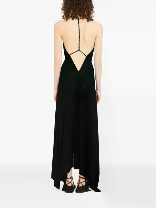Alanui Embellished Halterneck Maxi Dress