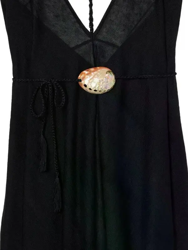 Alanui Embellished Halterneck Maxi Dress