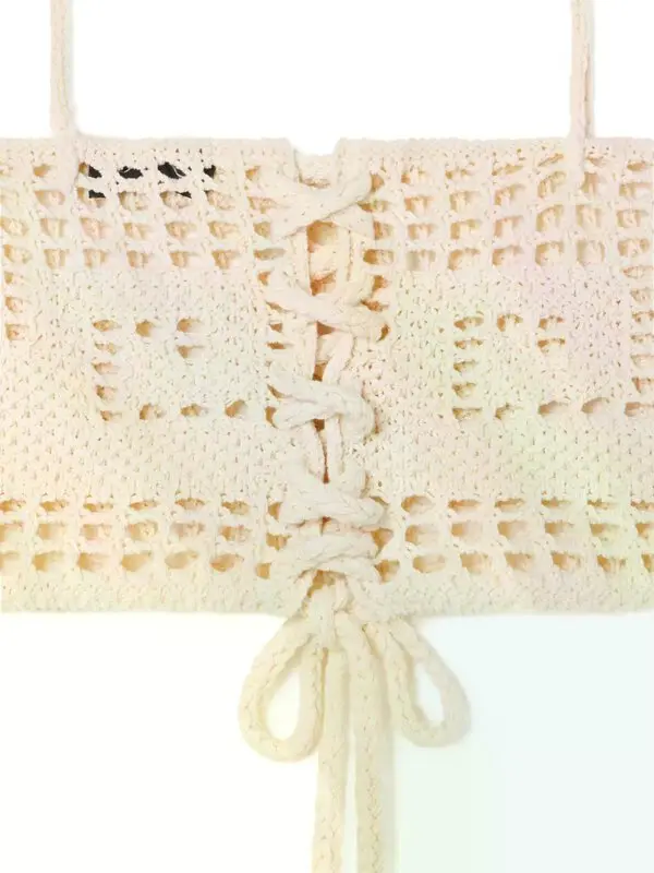 Alanui Crochet Knit Top