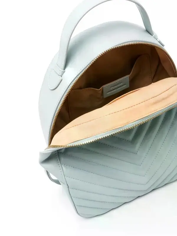Pinko Love Quilted Leather Backpack