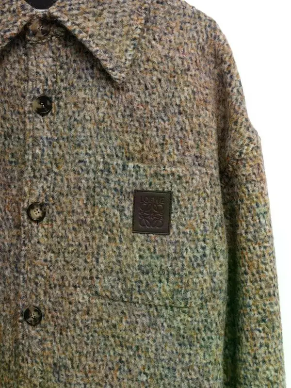 Loewe Button-fastening Shirt Jacket - Brown