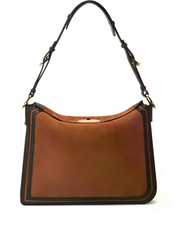 LANVIN Suede Shoulder Bag - Brown