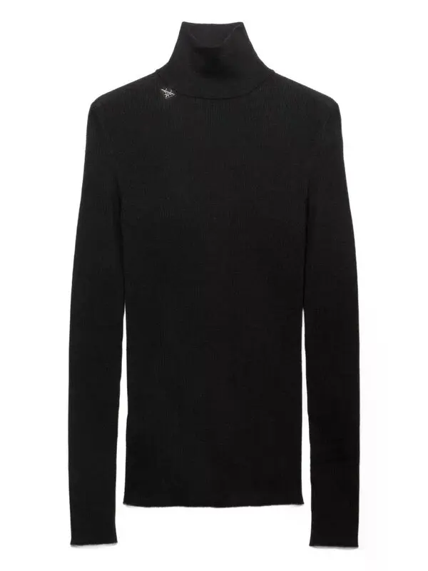 Prada Ribbed Turtleneck Sweater