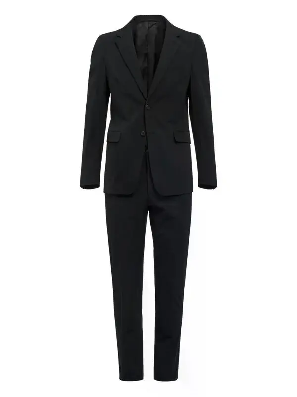 Prada Single-breasted Suit - Black
