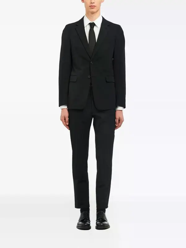 Prada Single-breasted Suit - Black