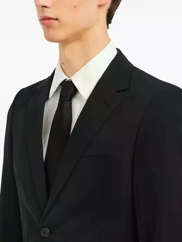Prada Single-breasted Suit - Black